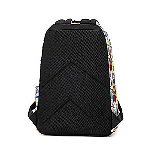 Wadirum Trend Printed School Backpack for Teenage Kids Schoolbag Dog