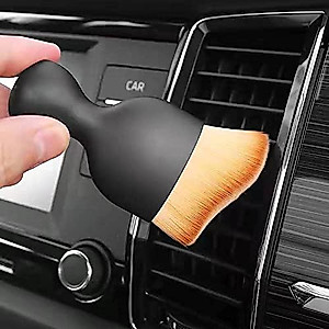 KUHPLOVE Zabernim Car Brush, Dashboard Cleaner for car Interior Car Interior Cleaning Tool, Soft Bristles Detailing Brush Computer Keyboard Dusting Tool (4Pieces of Zabernim Car Brush)