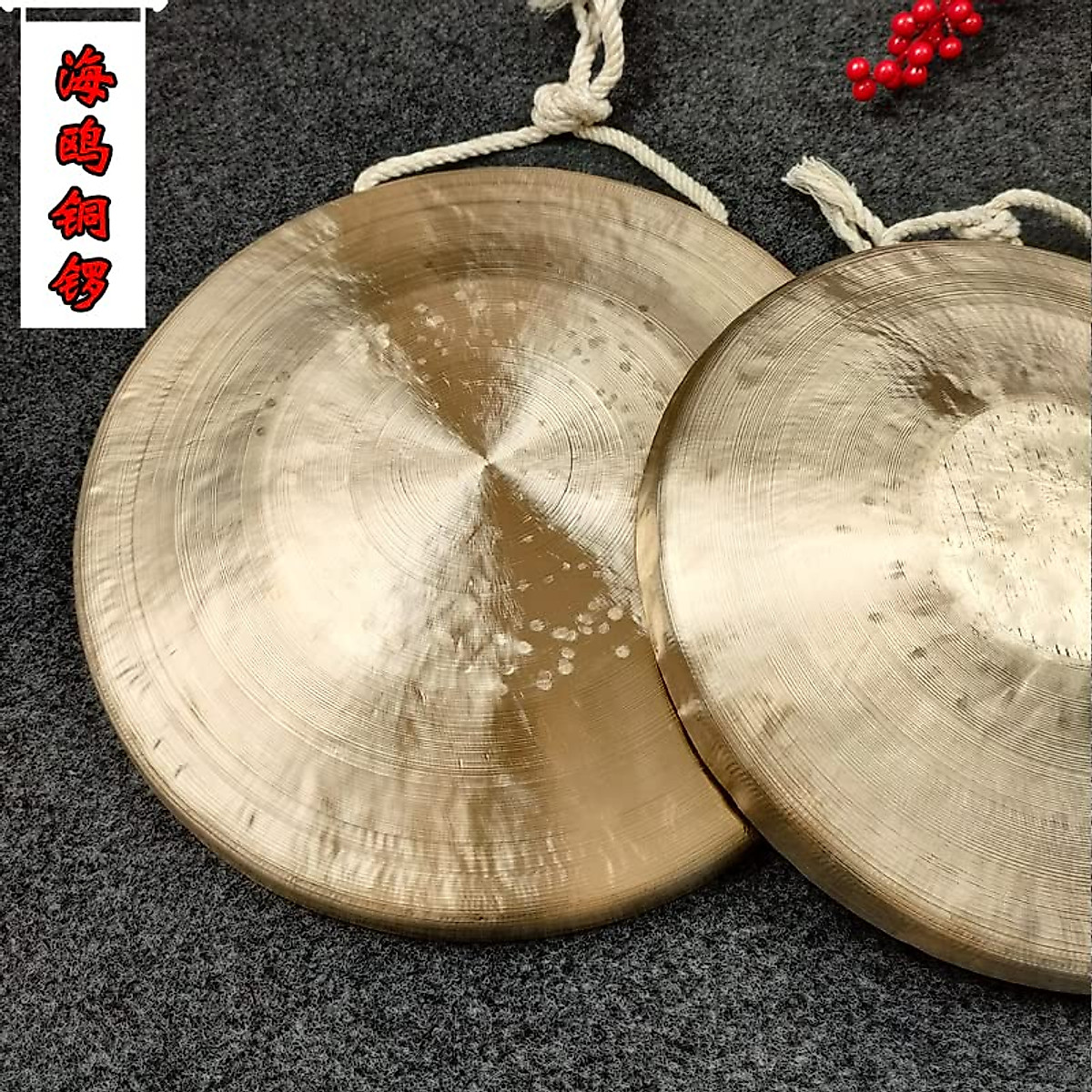 Seagull hand gong 中国手锣铜锣 (海鸥21公分高音手锣一面)