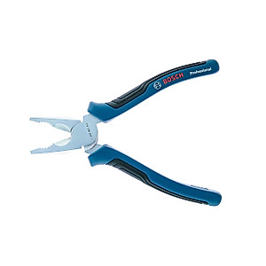 Bosch Professional Three-Part Pliers Set (Combination Pliers, Needle-Nose Pliers and Side Cutters, with L-BOXX Inlay)