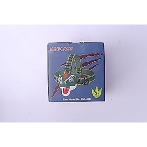 COSOOS LED Headlamp for Kids Flashlight Camping Gear, Roar & Silent Mode, Outdoor Toy Head Lamp for Boy Girl Toddler, 3.4oz Lightweight Headlight, Birthday Gift - Battery Included