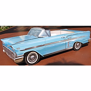 6 Assorted Classic Cardboard Cars Party Food Boxes