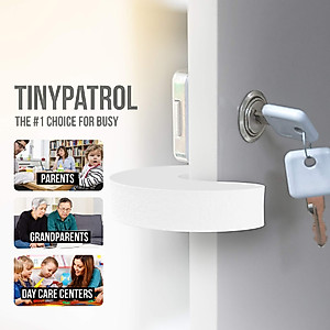 Tiny Patrol 8 Pack Baby Safety Door Stopper Baby Proofing Pet Child Safety Door C Shape Soft Eva Foam Finger Pinch Guard Fits Any Door Safer Home