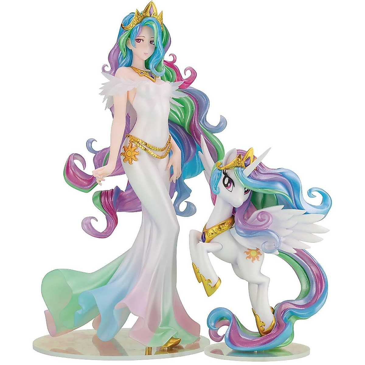 Kotobukiya My Little Pony: Princess Celestia Bishoujo Statue, Multicolor