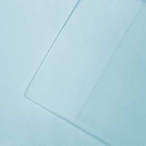 Superior Flannel-PC Pillowcase, King, Light Blue