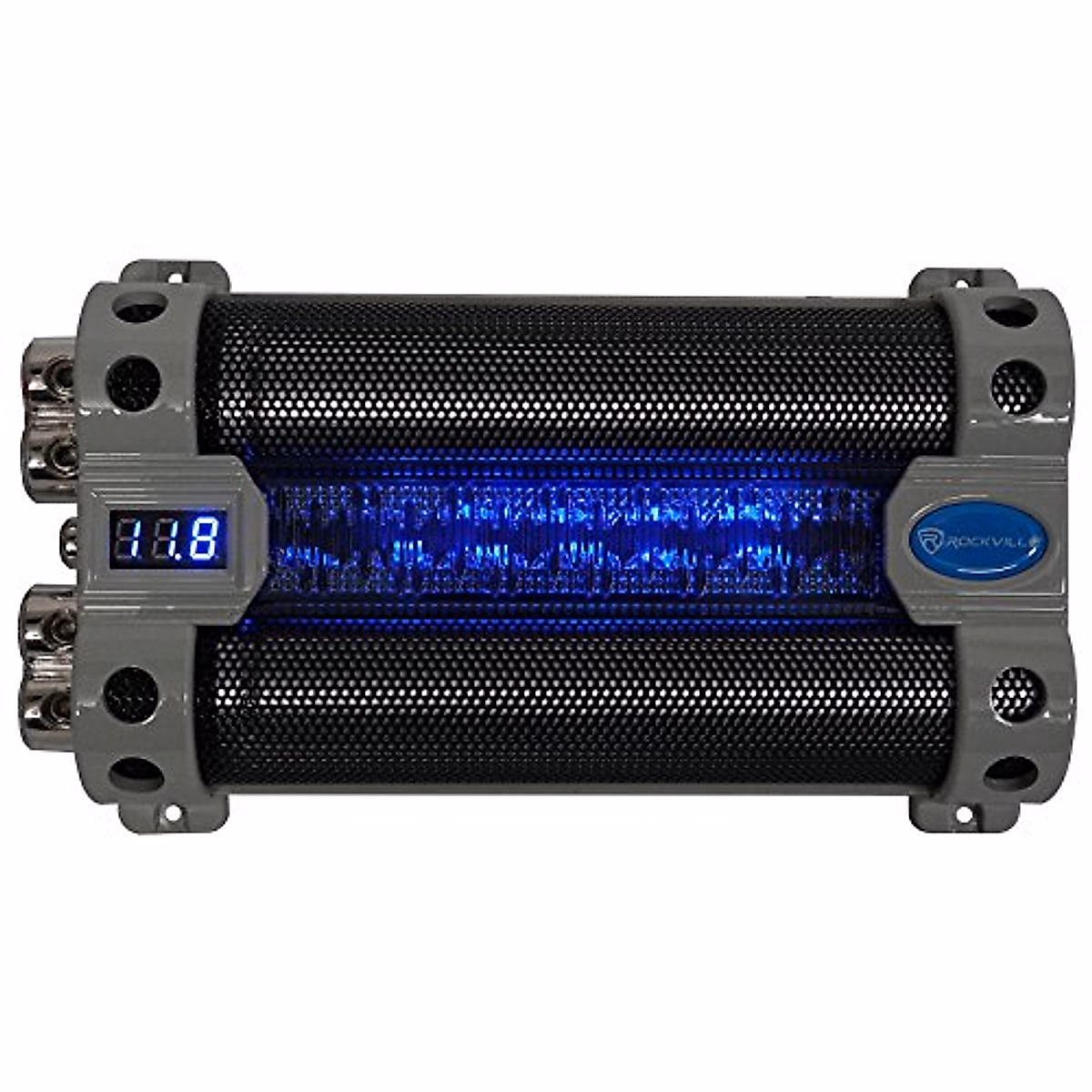 Rockville RFC50F 50 Farad Capacitor Blue Voltage Display