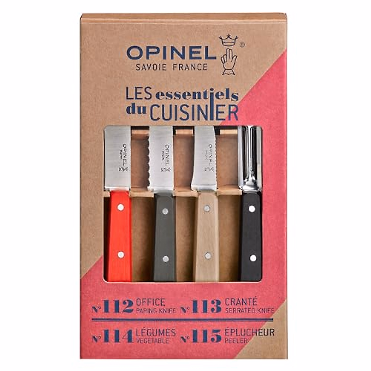 Opinel Essentials Kitchen Knives Box Set - Loft
