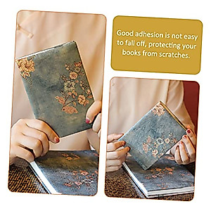 NUSITOU 2pcs Classroom Scrapbook Adjustable Protector Protection Notebook for Cover Reusable Practical Printing Decorative Cloth Paperback Print Planner Covers Anti-wear Journal A Floral