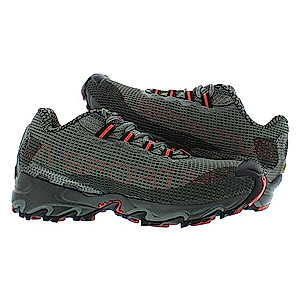 La Sportiva Womens Wildcat Trail Running Shoe, Clay/Hibiscus, 9/9