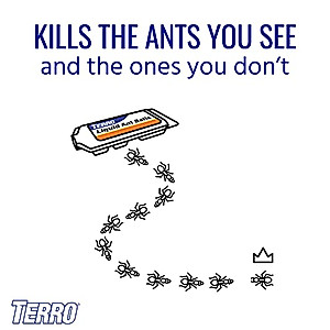 TERRO T300B Liquid Ant Killer, 12 Bait Stations