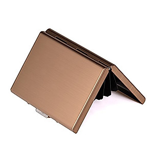 RFID Credit Card Holder Metal Wallet Stainless Steel Credit Card Protector Case Business Card Holder for Men or Women