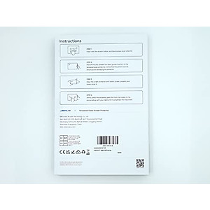 JSAUX 2-Pack Steam Deck Screen Protector, Ultra HD Glass Protector 9H Hardness Easy to Install with Guiding Frame Scratch Resistant Tempered Glass for Steam Deck/Steam Deck OLED, Come with Toolkits