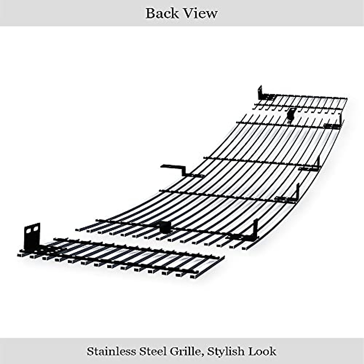 APS Compatible with Ford Excursion 2000-2004 & 99-04 F-250 F-350 F-450 F-550 SD Main Upper Stainless Steel Polished Chrome 8x6 Horizontal Billet Grille Insert F85086A