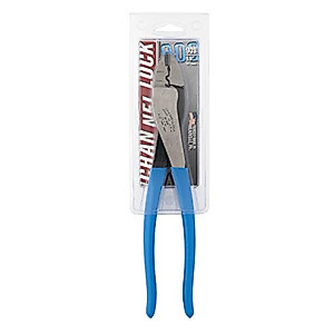 Channellock 909 9.5-Inch Wire Crimping Tool | Electrician's Terminal Crimp Pliers with Cutter are Designed for Insulated and Non-Insulated Connections