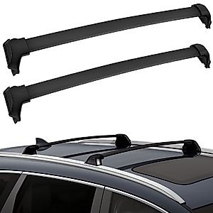 GDSMOTU 2Pcs Roof Racks Cross Bars Compatible for Honda CR-V 2017-2022 Luggage Cargo Carrier, Black 165LBS Aluminum Cargo Carrier Rooftop Bag Luggage Racks Cross bar