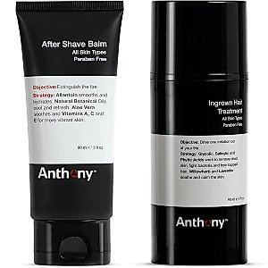 Anthony Ingrown Hair Treatment, 3 Fl Oz, and Anthony Aftershave Balm, 3 Fl Oz