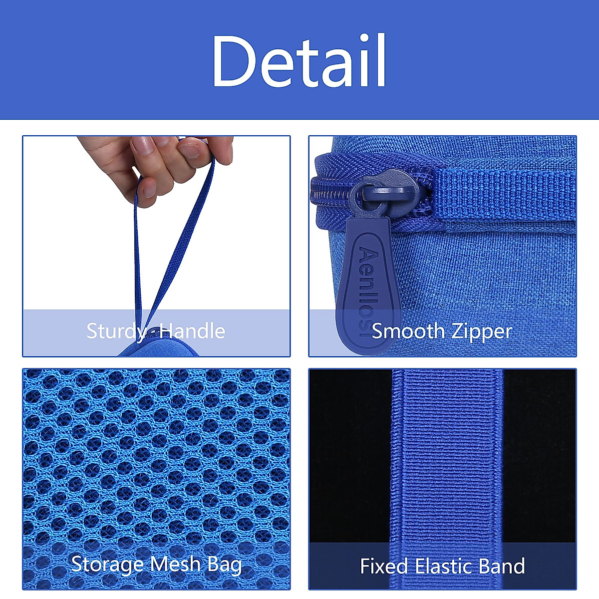 Aenllosi Hard Travel Case Compatible With Kodak PIXPRO WPZ2 Rugged Waterproof Digital Camera,Protective Case for Kodak Waterproof Video Camera,(Blue,Case Only)