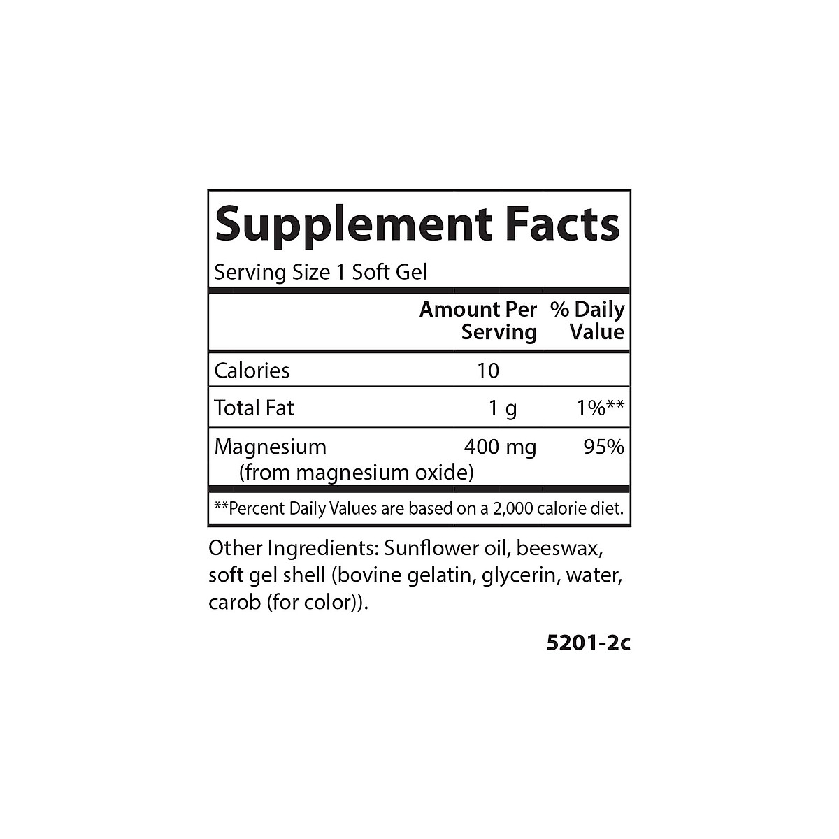 Carlson - Magnesium Gels, 400 mg of Magnesium per Softgel, Heart & Muscle Support, Magnesium Gel Caps, Bowel Function, Magnesium Supplement, 100 Softgels