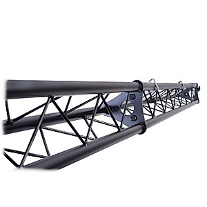DJ Triangle Truss Extension Lighting System by GRIFFIN | Mounts on your Speaker Stands | Trussing Stage Kit for Smoke Machines & Dance Can Lights | C Clamps Mounting Brackets & Platform Hardware Set