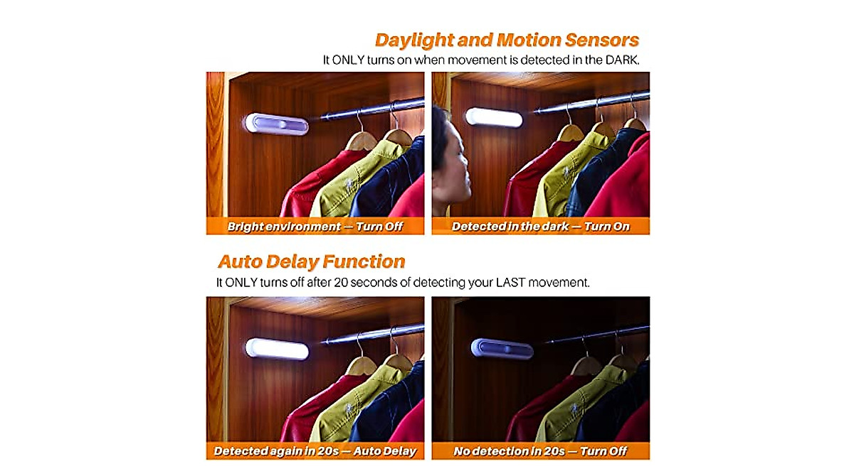 Illuminate Your Home: STAR-SPANGLED Motion Sensor LED Lights
