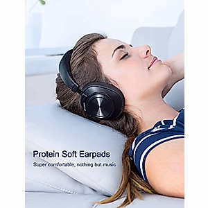 Bluetooth Headphones Over Ear,Bluedio T7 Plus (Turbine) Custom Noise Cancelling Headphones,57mm Driver Hi-Fi Stereo, 30Hrs Playtime,Wireless Headsets with Mic/SD Card Slot for PC/Cellphone/Travel/Work