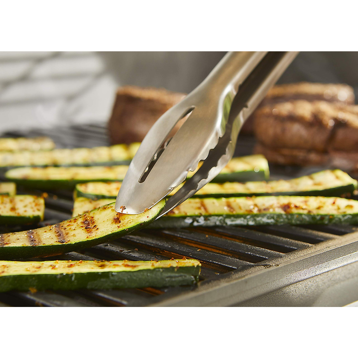 Weber Precision 3-Piece Grilling Tool Set, Stainless Steel