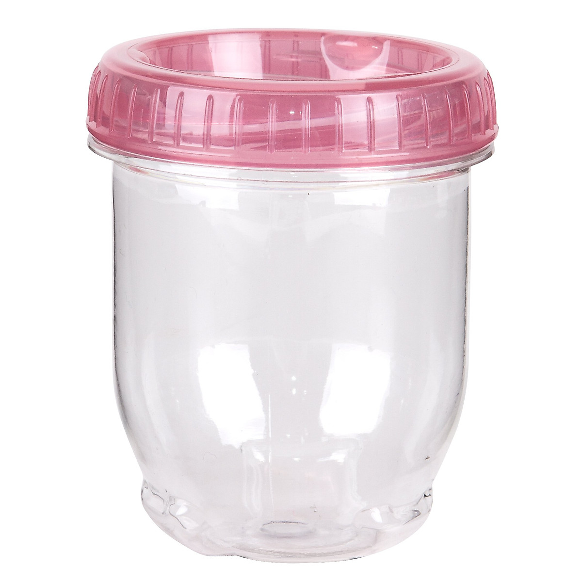 ArtBin 6941AD Twisterz Tall 3-Pack, Small Art & Craft Organizers, 3.4 Fluid oz, [3] Interlocking Plastic Jars, Clear with Multicolored Lids, Multi Colored, 3 Piece