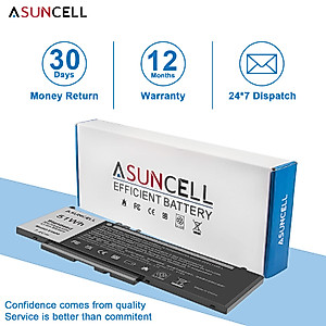 ASUNCELL 51Wh G5M10 Battery for Dell Latitude 14 E5450 5450 15 E5550 5550 12 E5250 5250 3150 3160 3550 Series VMKXM 451-BBLN G5M10 08V5GX 5XFWC, 7.4V 4-Cell