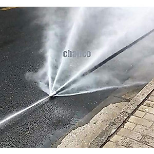 CREEXEON Sewer Jetter Nozzle,Stainless Steel,Pressure Washer Drain Jetter Hose Nozzle, with 1/4" Quick Connector,5000Psi