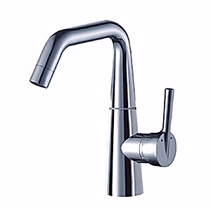 SJQKA-Hot and Cold Water tap, All Copper Kitchen Single Hole, Faucet, wash Basin, Faucet