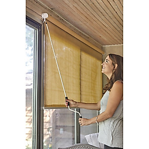CASTLECREEK Window Blind Shade, Roller Sun Shade Cover, Sunscreen Roll-Up Black 8X6