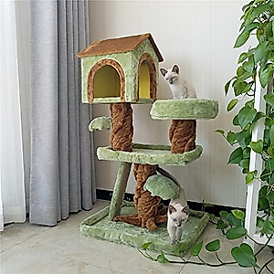 DHDM Cats Tree Cats Climbing Frame Cats Cats Litter Tree Tongtianzhu Climbing Frame House Pet Supplies