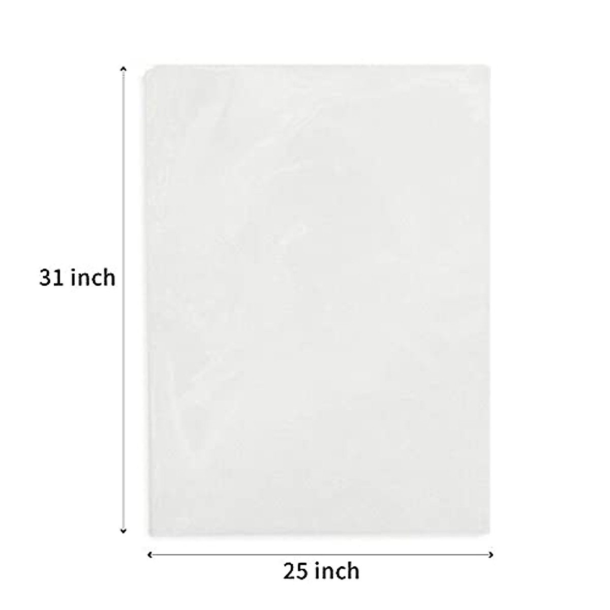 Yotelab Large Cellophane Bags,25x31 Inch 20Pcs Clear Cellophane Wrap for Gift Basket