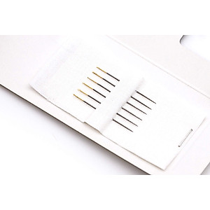 Clover Needles, Applique/Sharps No.12, Black/Gold