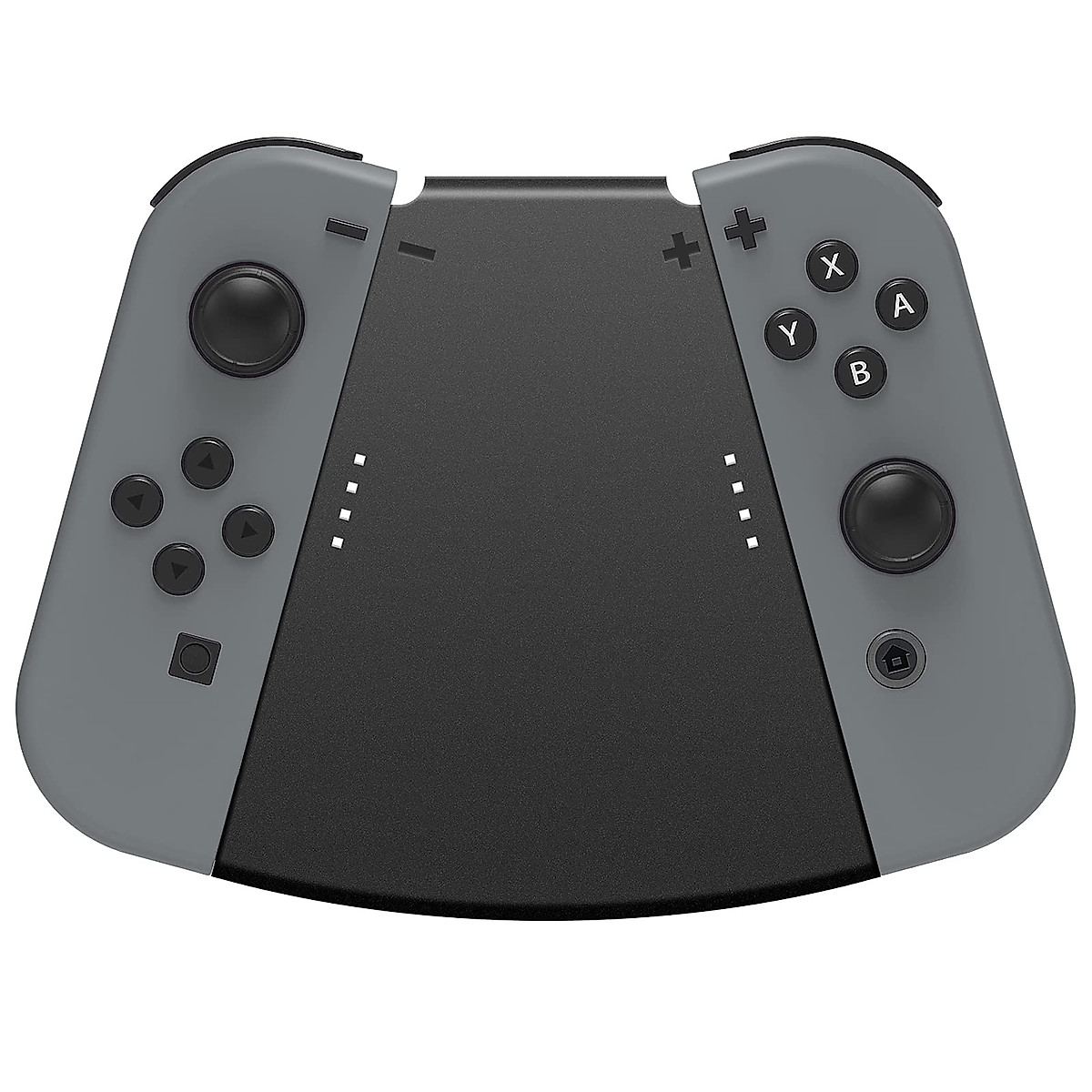 Game Handle Connector for Nintendo Switch Joy-Con, 5-in-1 Gamepad Handle with Wrist Strap for NS Switch Grip