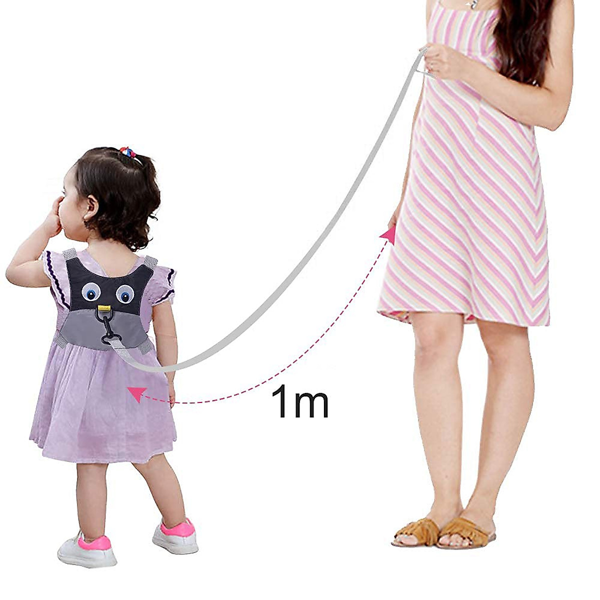 Toddler Leash -Anti Lost Wrist Link for Toddlers -Toddler Harness,3 in 1 Toddler Harness Leashes,Toddler Walking Wristband Assistant Strap for Parent Kids Outdoor Activity,Suitable for Girls and Boys