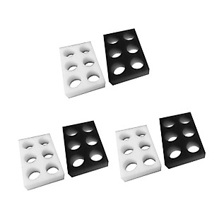 Alipis 6 Pcs Milk Tea Cup Holder to Go Drinks Carrier Cup Holder Trays Six-Holes Cup Holder Packing Trays Glass Car Cup Holder Drink Carrier Tray Universal Pearl Cotton Tea Set re-usable