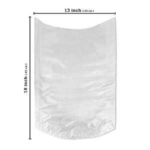 Rural365 Shrink Wrap Poultry Bags 25ct - Chicken Heat Dip Shrinking Wrap Storage Bag, 13 x 18 Inch with Steel Straw