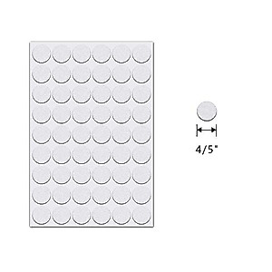 White Stickers Cover Screw Holes 21mm 324pcs Self-Adhesive Screw Hole Stickers Hole Paste Sticker for Wooden Furniture Cabinet 6 Sheets