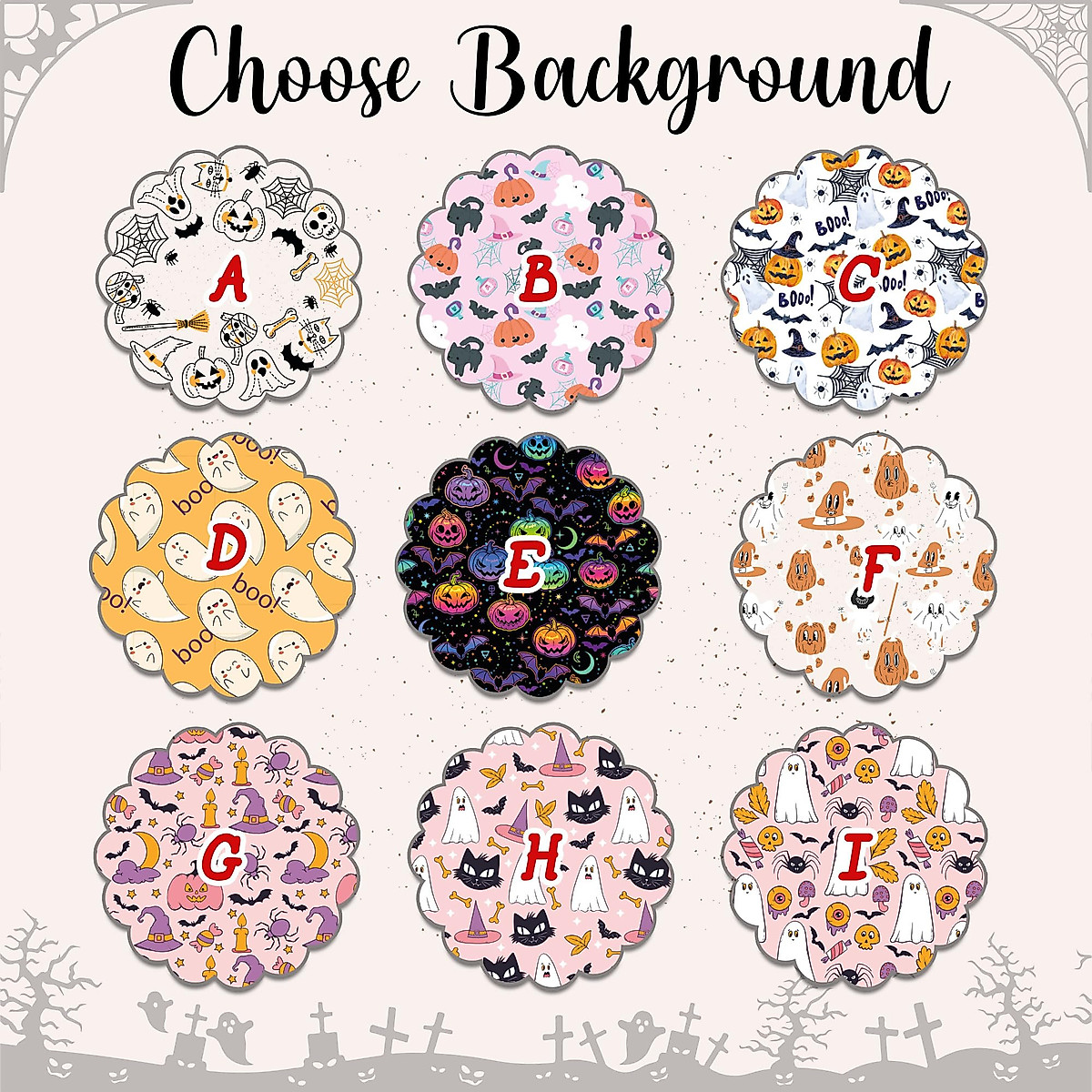 Halloween Basket Tag, Boo Basket Tag, Personalized Halloween Name Tag, Custom Basket Tag, Acrylic Scallop Name Tag, Acrylic Pumpkin Tag