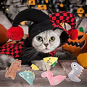 Ctznxiy Catnip Toys,Cat Toys for Indoor Cats,8 Pcs Cat Gifts for Cat Lovers,as Friends or Pillows to Accompany The Cat to Spend a Happy Time