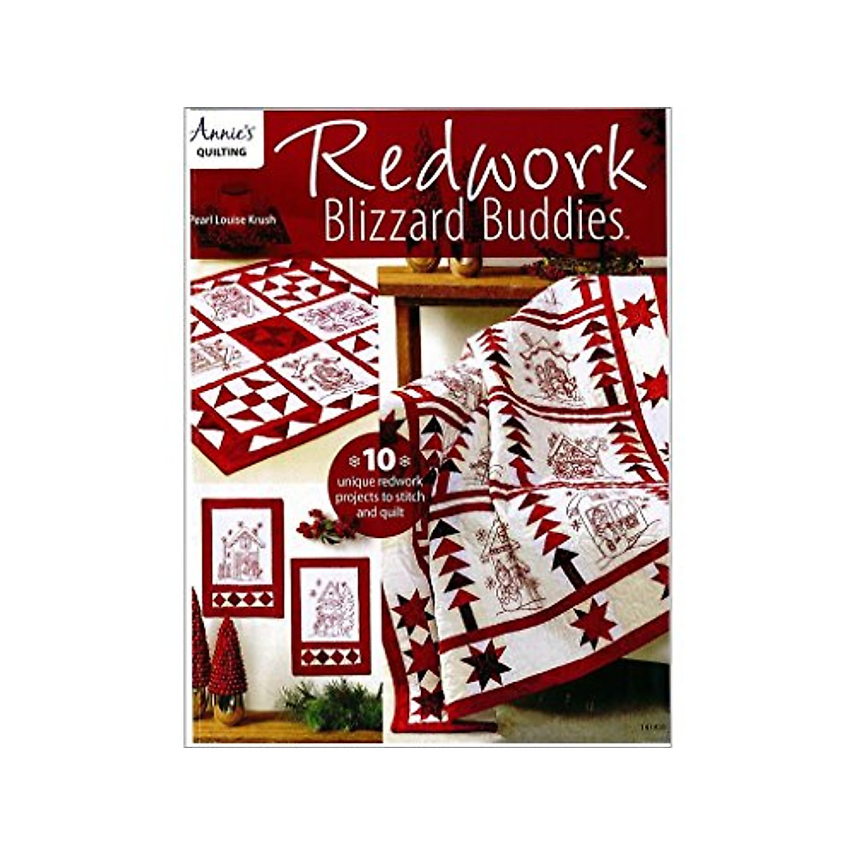 Annies Redwork Blizzard Buddies Bk