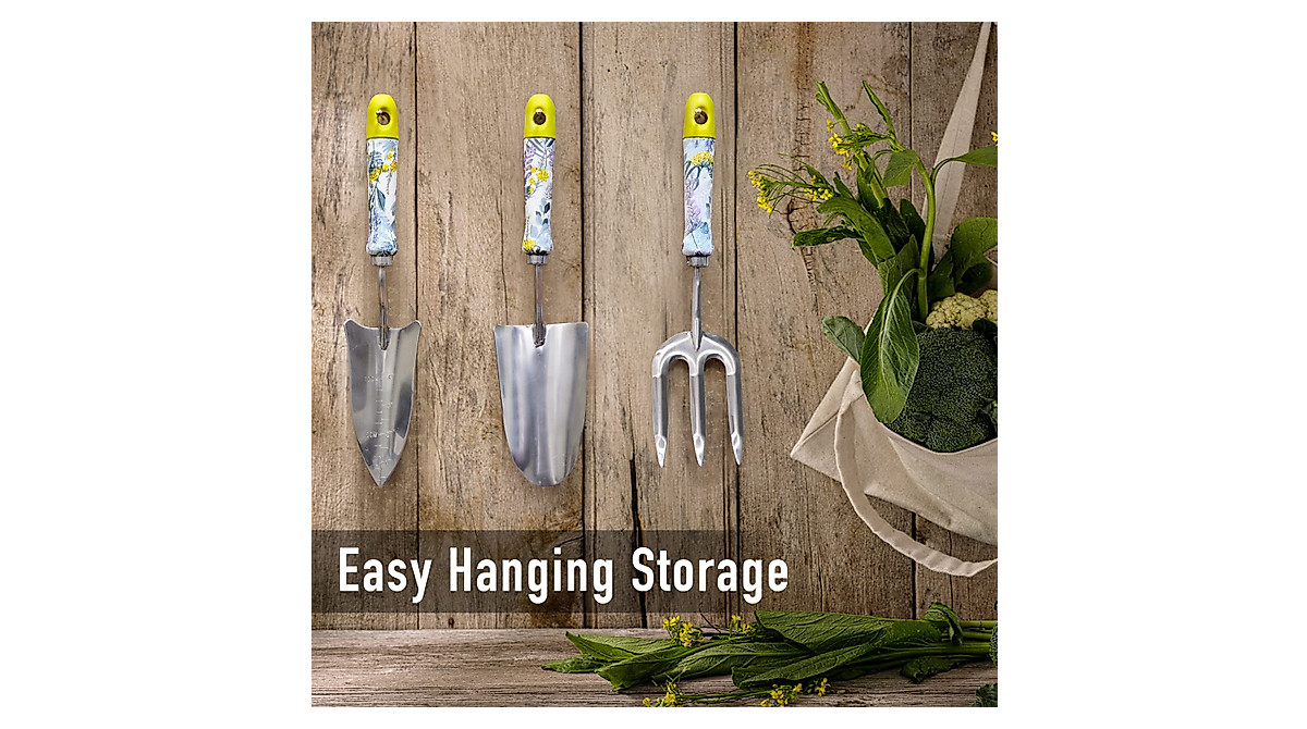 Jardineer Women Gardening Set - Stylish 3-Piece Garden Tools for Women