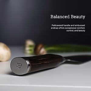 Shun Chef's Knife Cutlery Premier, 8 Inch, Brown