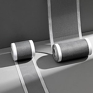 Disposable Shower Drain Cover,Disposable Shower Drain Hair Catcher,Cutable Mesh Shower Drain Cover,DIY Floor Drain Shower Drain Screen with Removal Tool,for Bathroom,Laundry,Bathtub,Kitchen,Sink