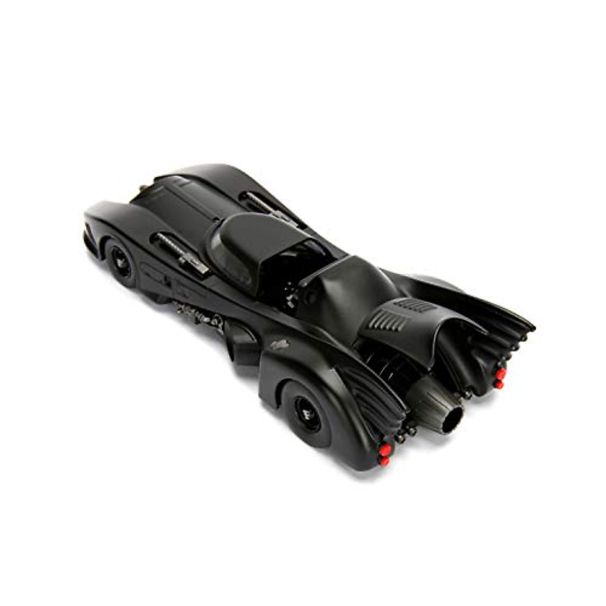 Dc Comic 1989 Batmobile With 2.75" Batman Metals Diecast Vehicle With Figure, Black