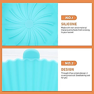 Angoily Air Fryer Liner Air Fryer Silicone Pot Non Stick Air fryers Liner Silicone Air Fryer Pan Air Fryer Baking Tray Air Fryer Basket Air Fryer Oven Accessory Air Fryer Silicone Liners