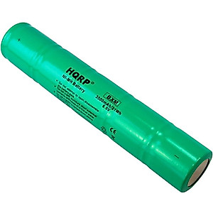 HQRP Ultra High Capacity Ni-Mh 1/2D 6V 3500mAh Rechargeable Battery for Maglite 201701/40070249 / ESR4EE3060 / ET2600D / ML5000 / N38AF008A Battery Replacement