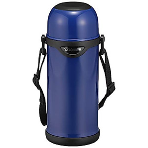 Zojirushi SJ-TG08-AA Water Bottle, Stainless Steel, Cup, Large Capacity, 28.7 fl oz (800 ml), Blue