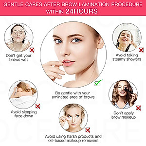 Brow Lamination Kit,JUANPHEA Professional Eyebrow Perming Kit,DIY Eyebrow Lift Styling Kit for Fuller and Messy Eyebrows,Suitable for Salon,Home Use